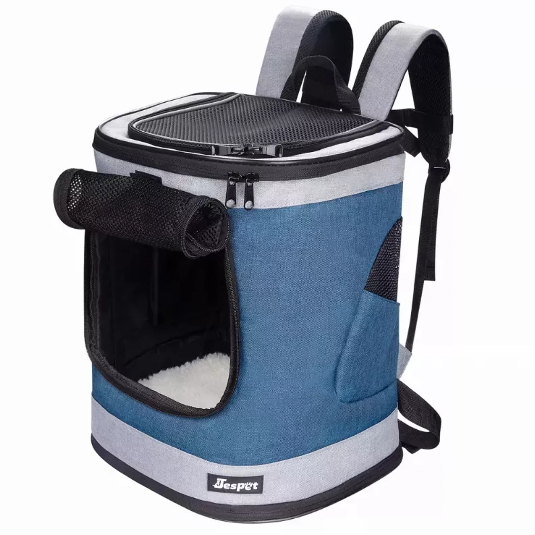 JESPET Pet Backpack Carrier – Soft Travel Carrier for Small Dogs ...